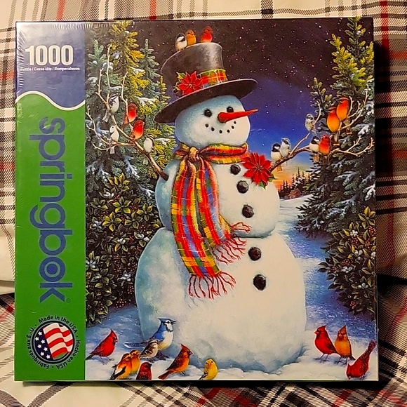 springbok | Toys | 2 Springbok Puzzles Snowman | Poshmark